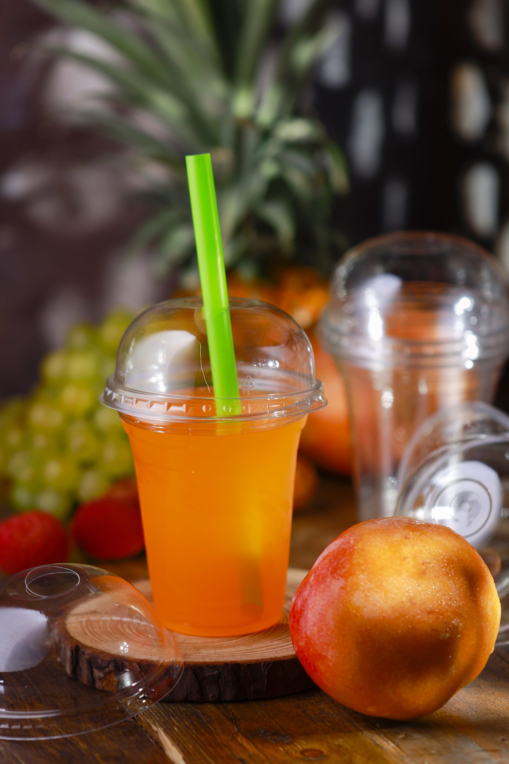 16 Oz plastic cup with lid – shawa plast
